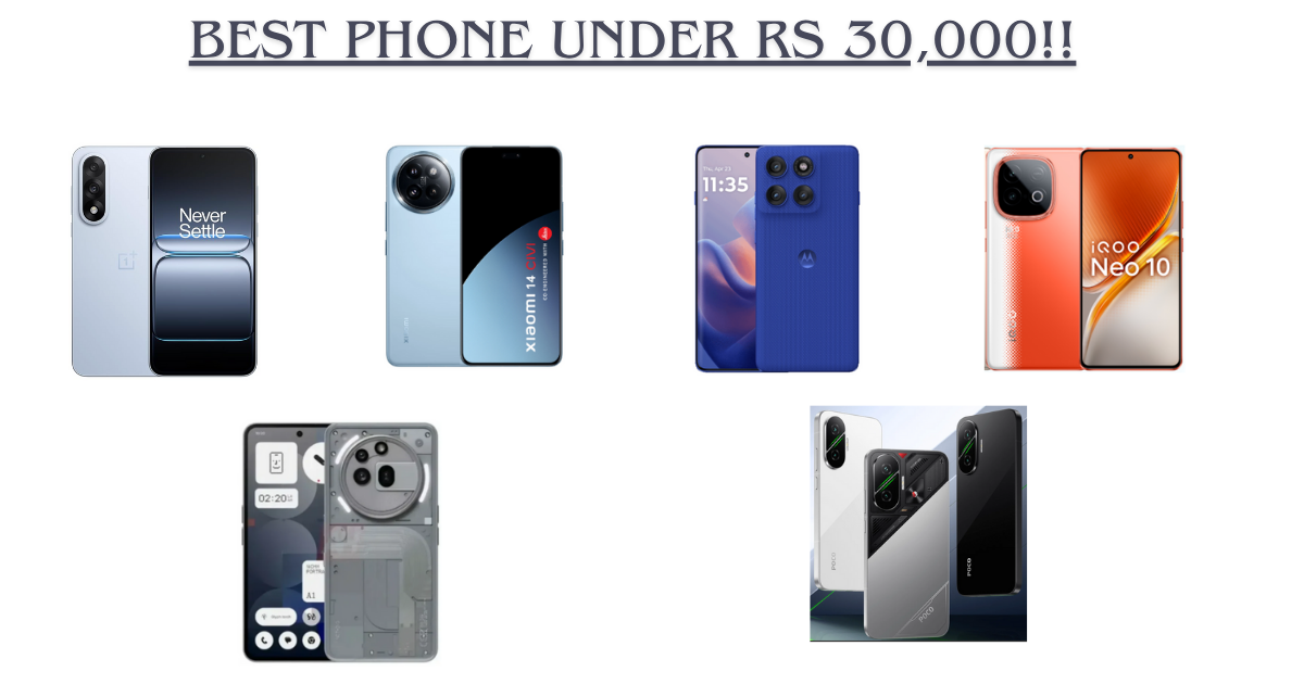 Best Smartphones Under ₹30,000 In India (July 2025): Gaming, Camera ...